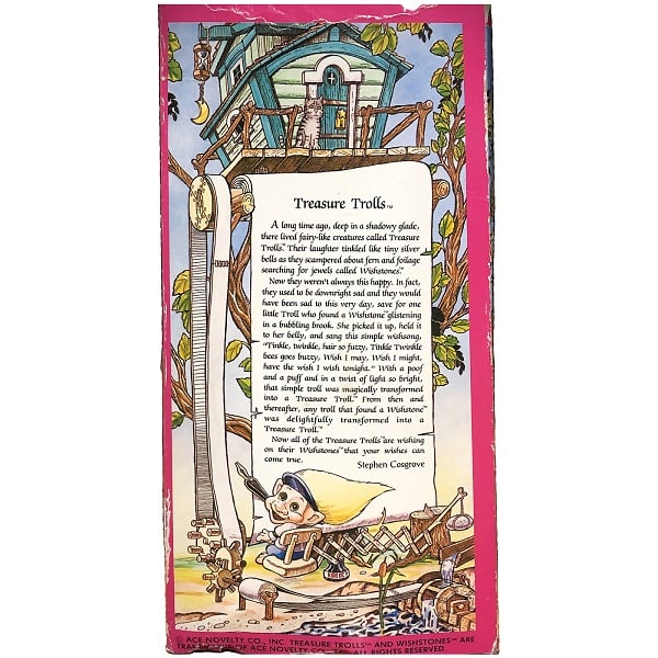 90s Green Hair Treasure Troll | CollectiblesAndMoreInStore