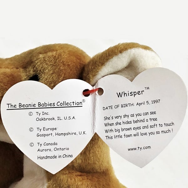 98 Whisper Deer Ty Beanie Baby | CollectiblesAndMoreInStore