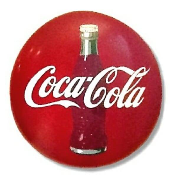 Coca-Cola Red Disc Ad Sign | CollectiblesAndMoreInStore