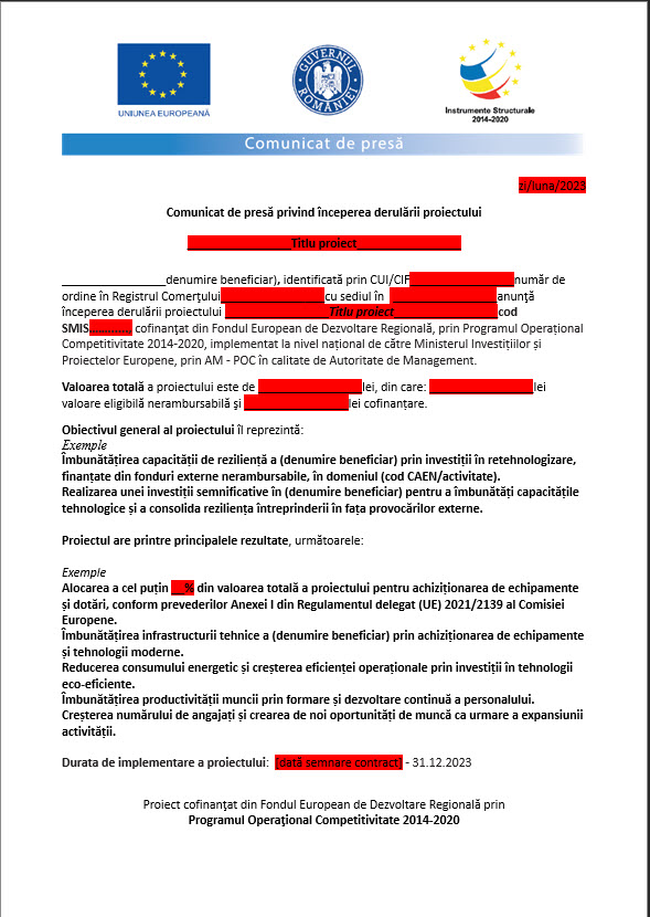 Anunt Public | Anunt Public IMM