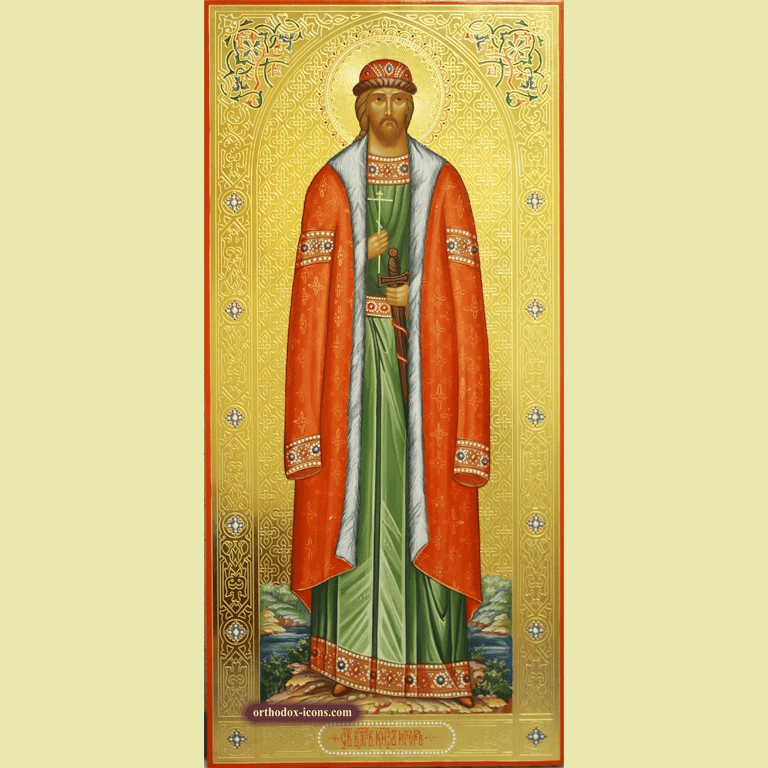 Prince Igor Orthodox Icon | Christian Orthodox Icons | Mstyora Icons