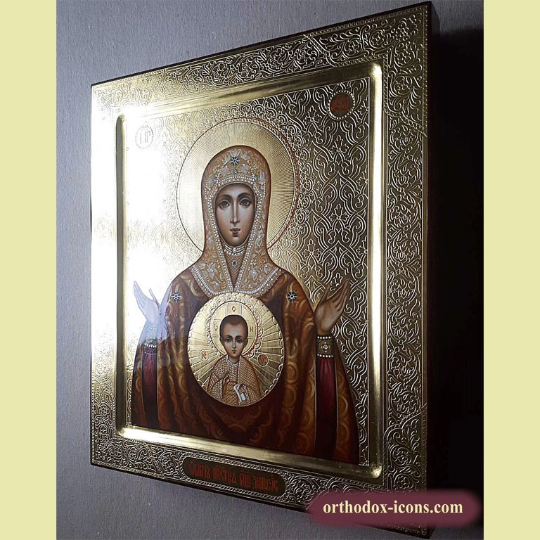 Virgin Mary of the Sign Icon 27x31 | In Stock | Orthodox Painted Icons