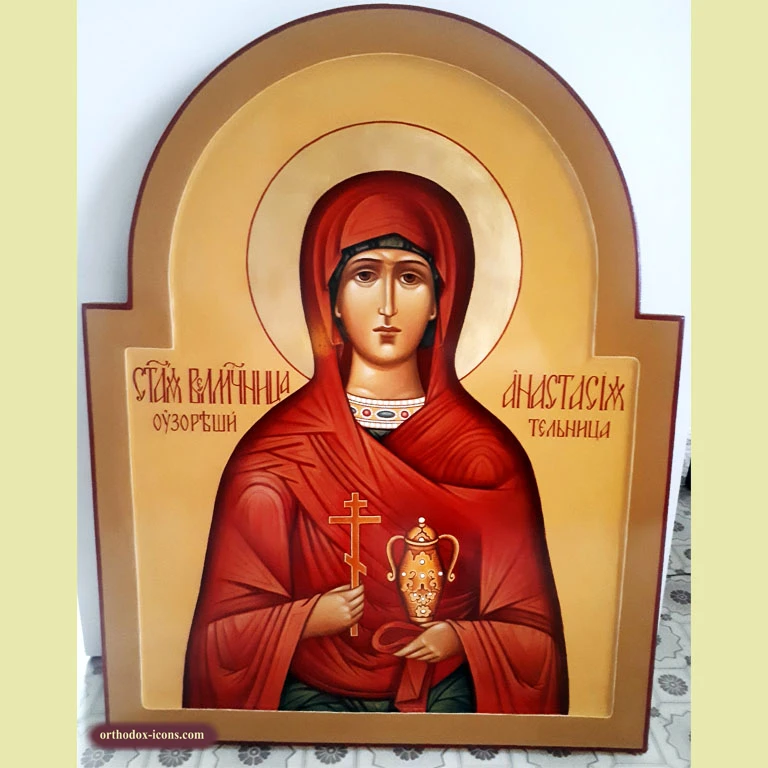 Great Martyr Anastasia Orthodox Icon | Christian Art | Mstyora Icons