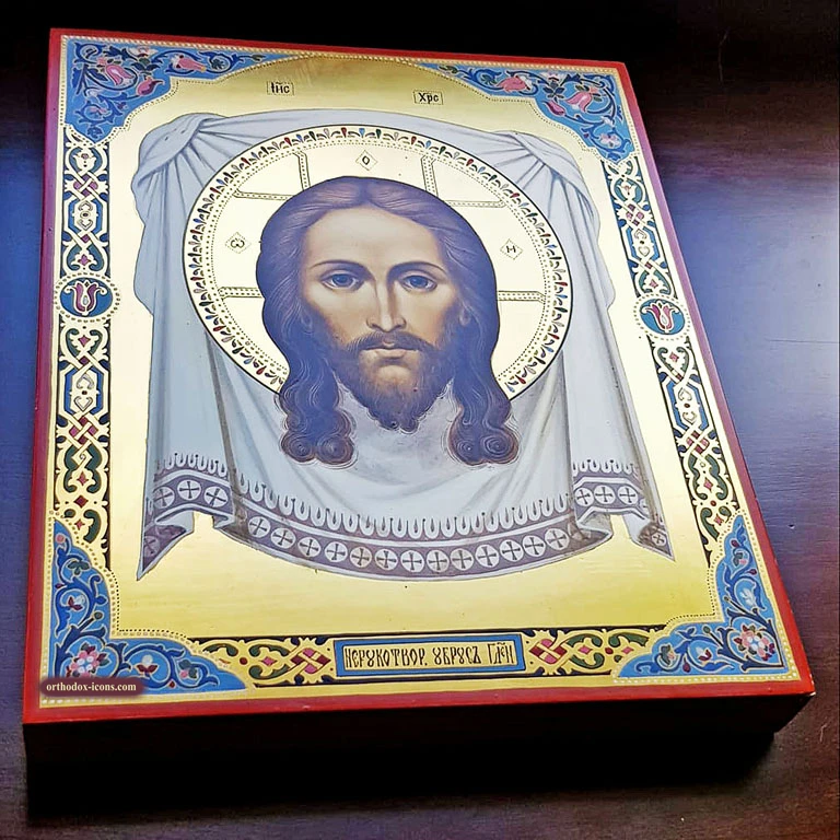 The Holy Face Orthodox Icon | Painting of Jesus | Mstyora Icons