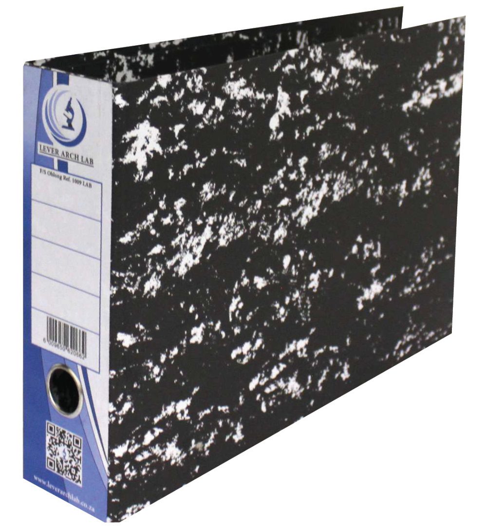 A4 Black & White Mottle Lever Arch with Steel Mech-10 pack - The Lever ...