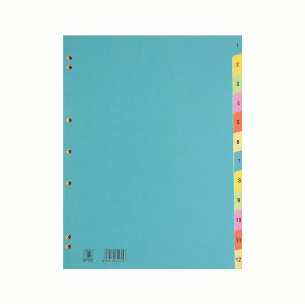A4 A-Z Rainbow File Dividers 20 Position - The Lever Arch Lab