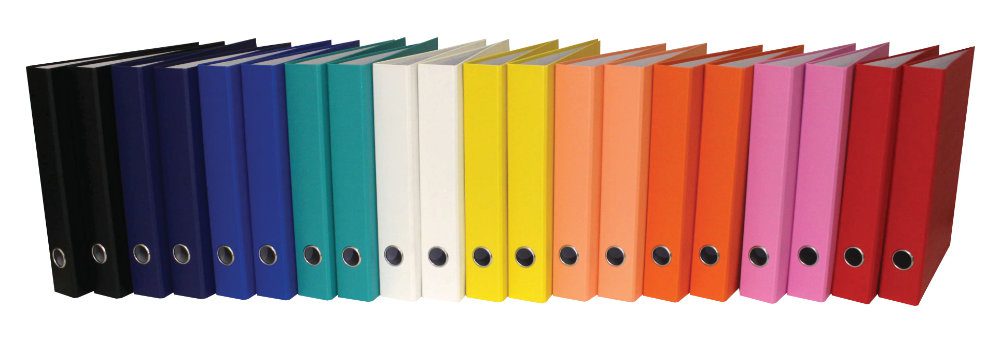 A4 Assorted PVC Lever Arch Mini Files- 20 pack - The Lever Arch Lab