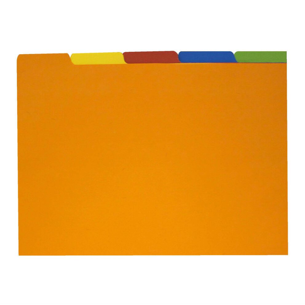 5 Tab Rainbow Dividers- A4 - The Lever Arch Lab