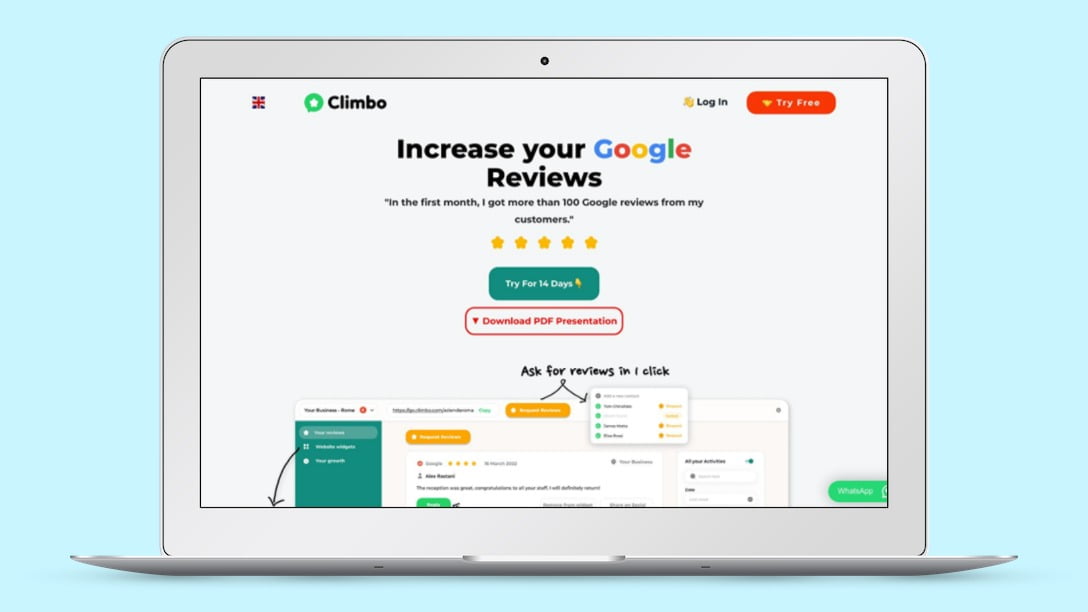 Climbo Lifetime Deal 📈 Review Management Software | Lifetimo.com