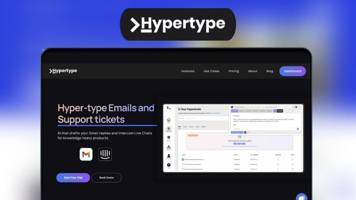Hypertype Lifetime Deal 🚀 Boost Your Sales with AI Emails | Lifetimo.com