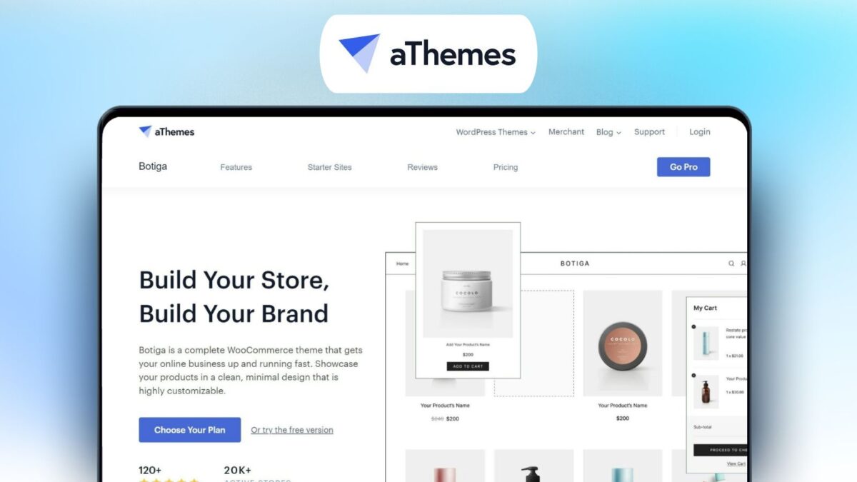 aThemes Botiga Lifetime Deal 🚀 Fast & Customizable WooCommerce Theme ...