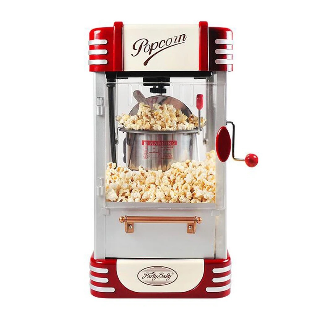 Machine a pop corn style manuelle grande capacité