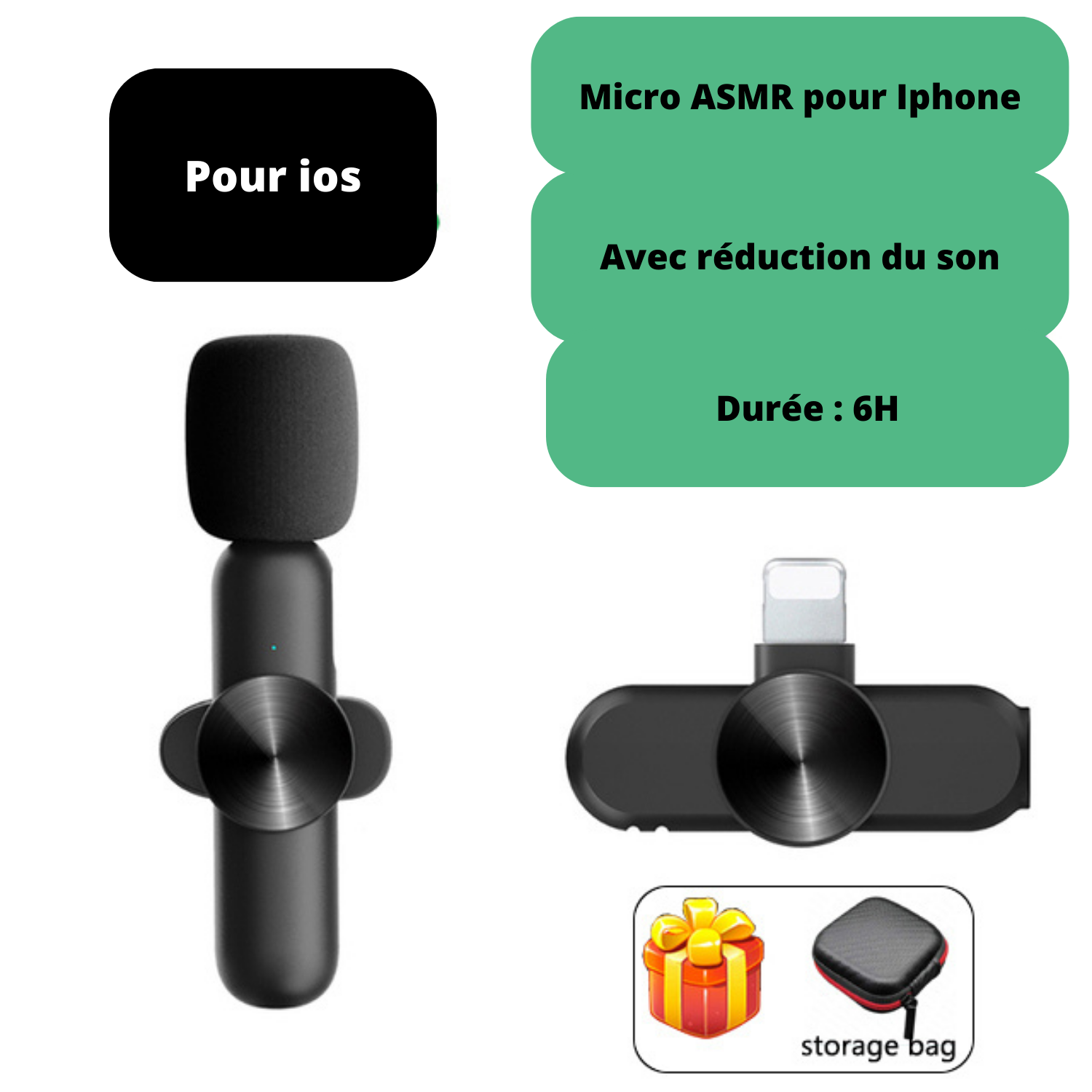 Micro asmr Iphone - Boutique de micro asmr