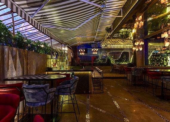 Luxurious Radio bar restaurant and bar interior design