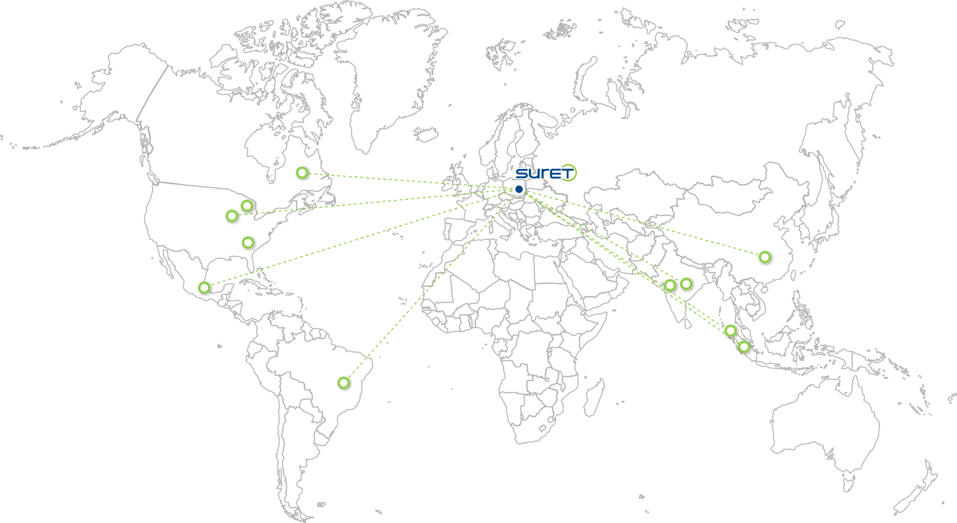 zasięg działania - SURET - Relokacje maszyn i logistyka przemysłowa dla ...