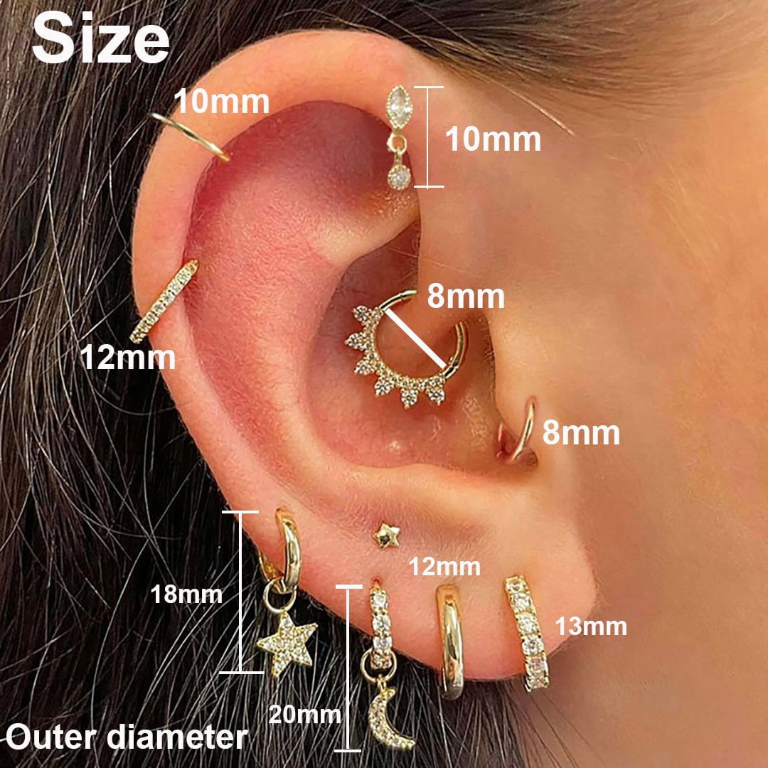 Piercing oreille cartilage anneau petit prix ⋆ Piercings-oreilles.fr