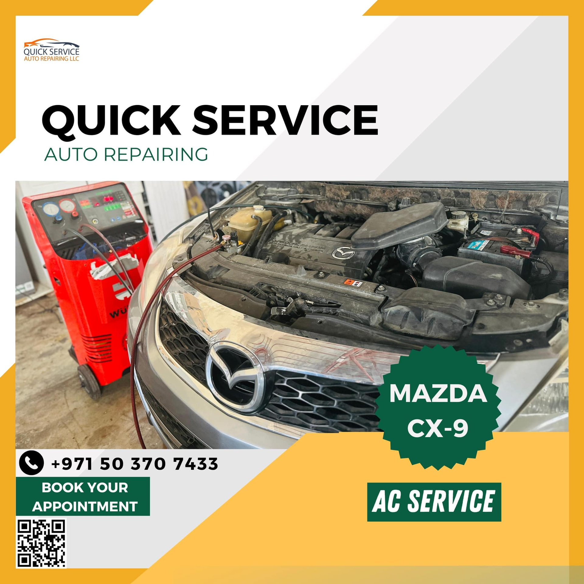 Mazda Auto Repair Shop Dubai - Quick Service Auto Repairing LLC