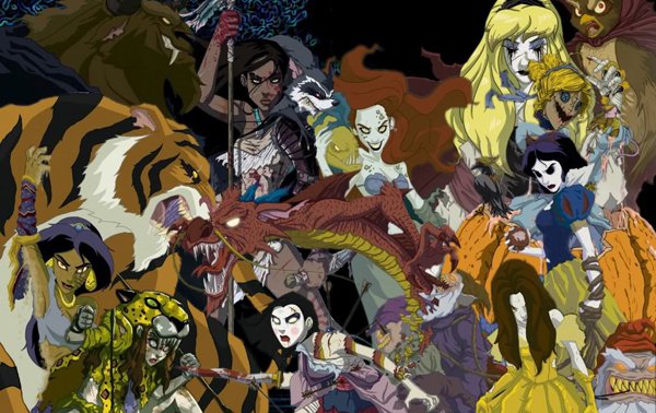 Good Cartoon Characters Turned Very, Very Evil