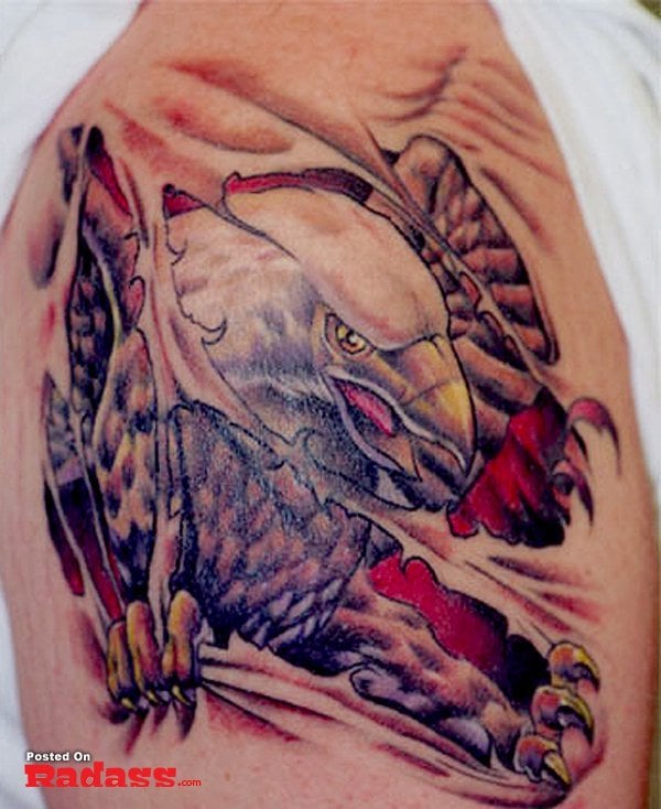 Realistic Ripped Skin Tattoos