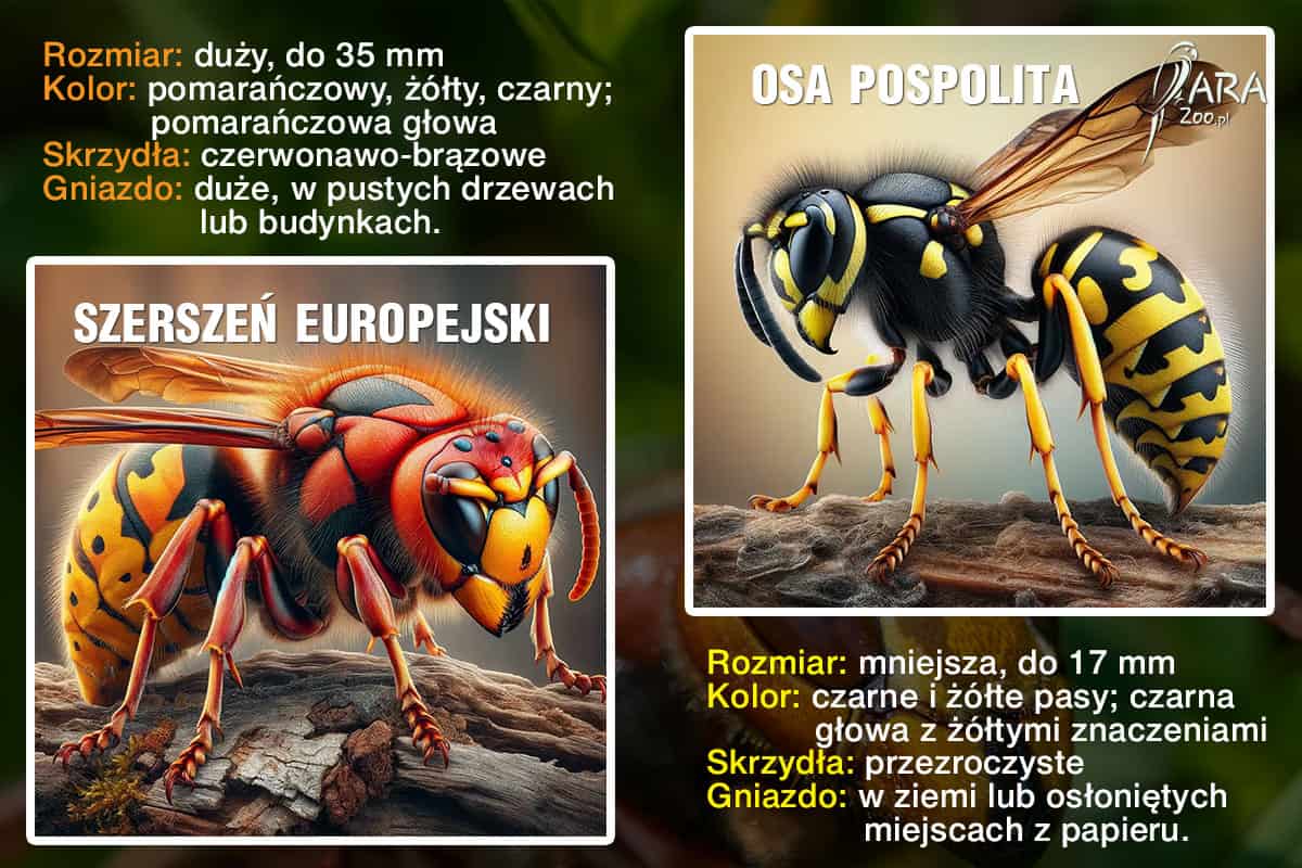 Szerszeń Europejski - owad podobny do osy. Opis i porównanie Szerszeń Europejski - owad podobny do osy. Opis i porównanie