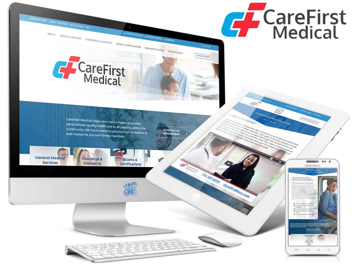 Medical Clinic Web Design Showcase - CareFirst Medical