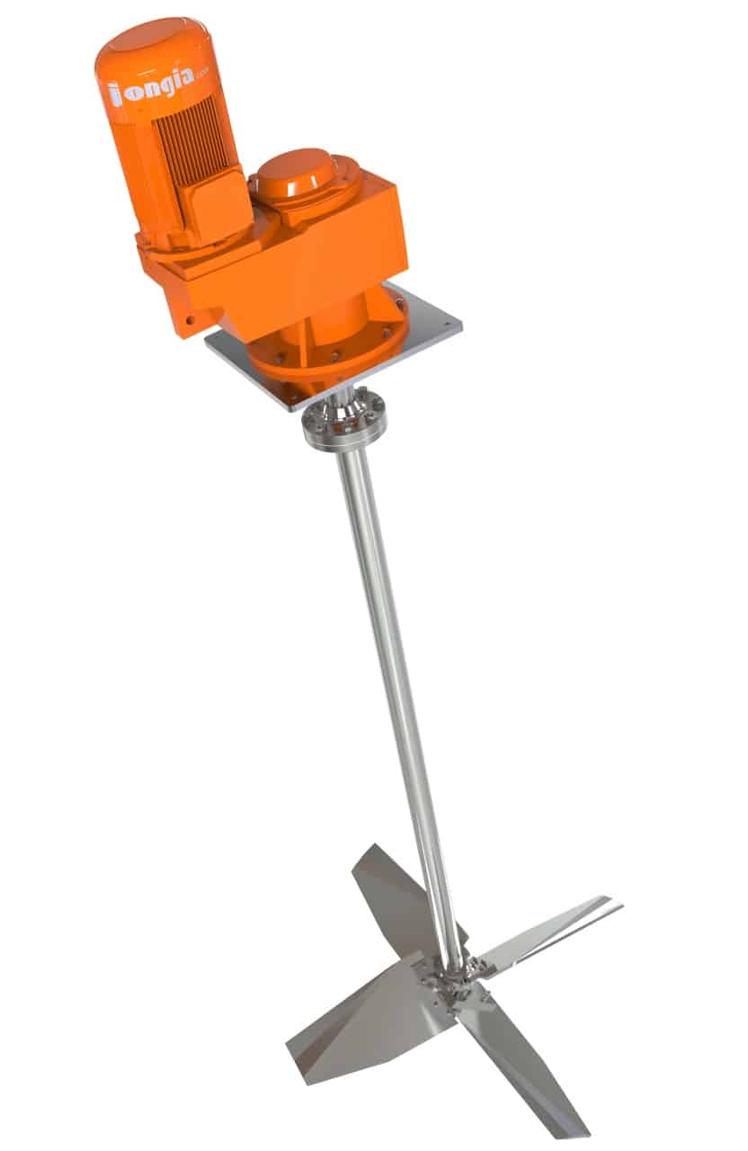 Light Duty Top Entry Agitators - Jongia Mixing Technology