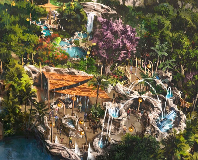 New Moana EPCOT Concept Art: Journey of Water Gallery