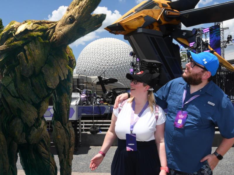 EPCOT's New Guardians Of The Galaxy: Cosmic Rewind PhotoPass Magic Shots